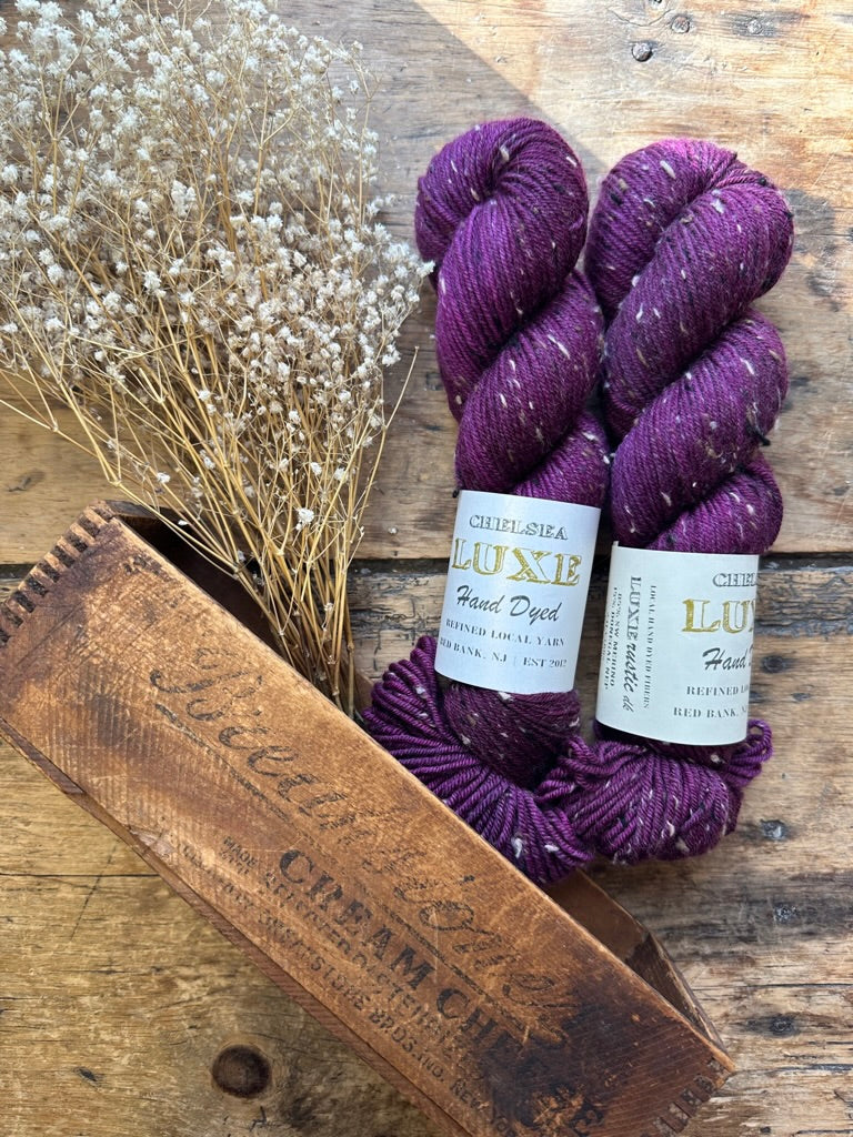 Chelsea Luxe DK Tweed Beet Juice – Chelsea Yarns
